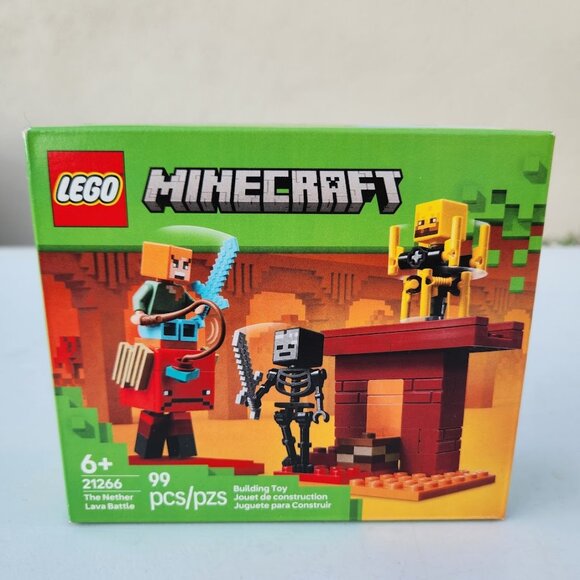Lego | Toys | New 2266 Lego Minecraft The Nether Lava Battle Toy ...